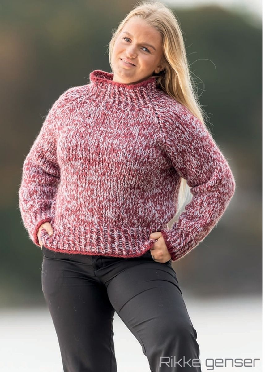 Rikke genser. Garnpakke - GarnGruven